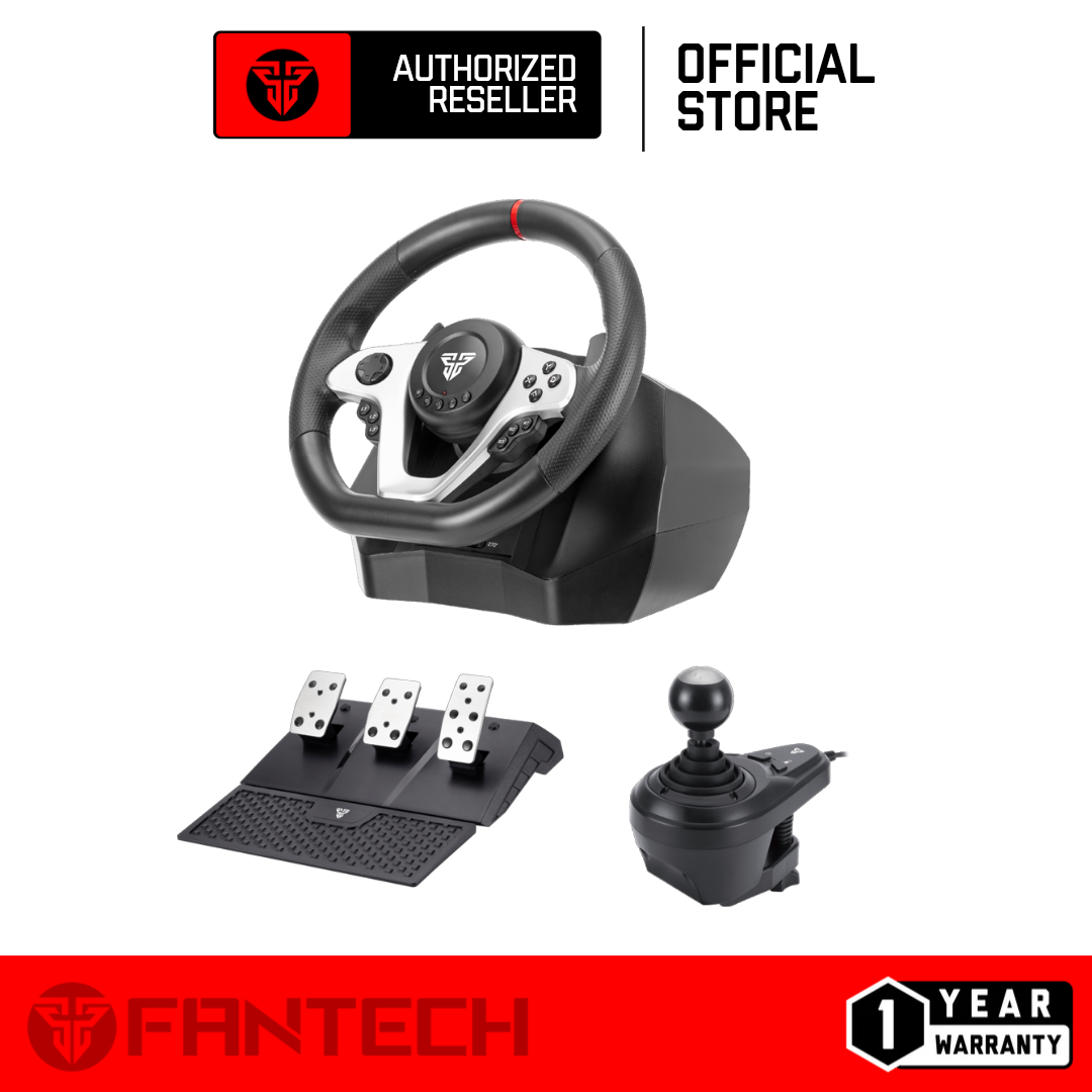 Fantech Racing Wheels and Pedals R1 Gaming Racing Wheel FOR PC | Lazada