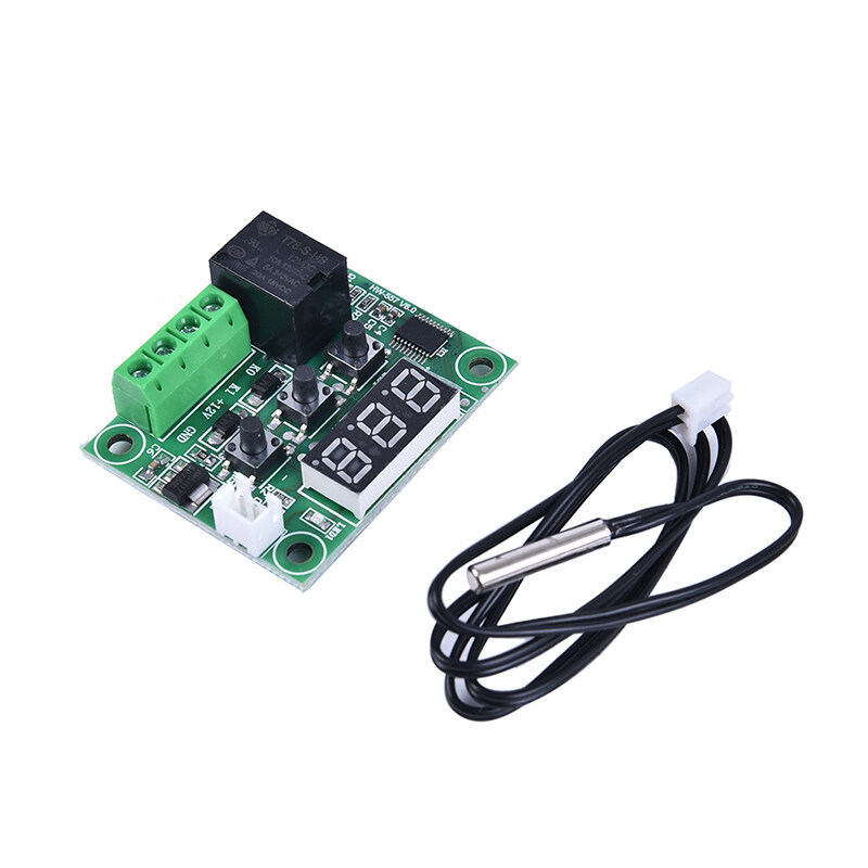 W1209 Blue LED Digital Temperature Controller Board Micro Thermostat ...