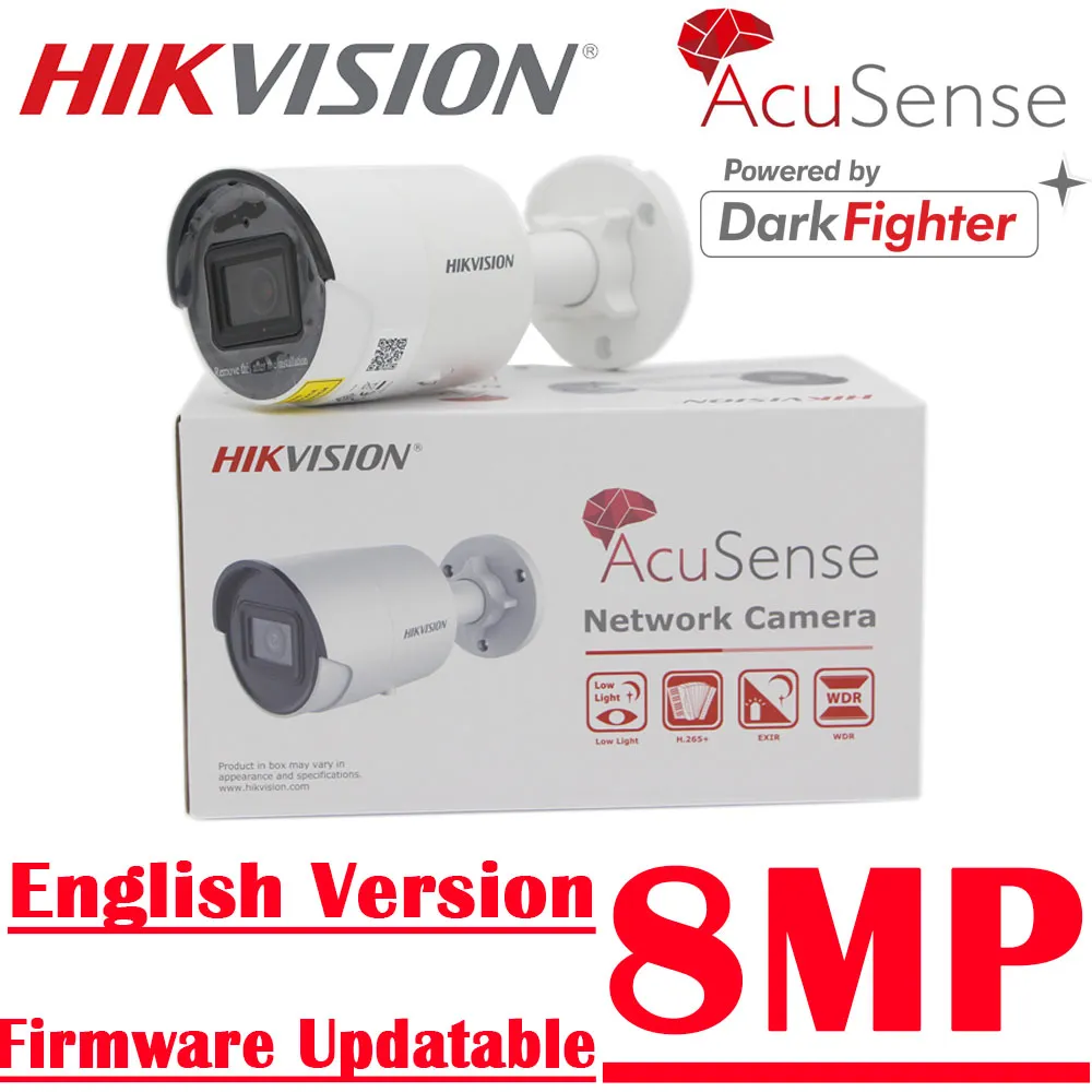 8MB Hikvision DS-2CD2083G2-I Hikvision 8MP AcuSense Fixed Bullet ...