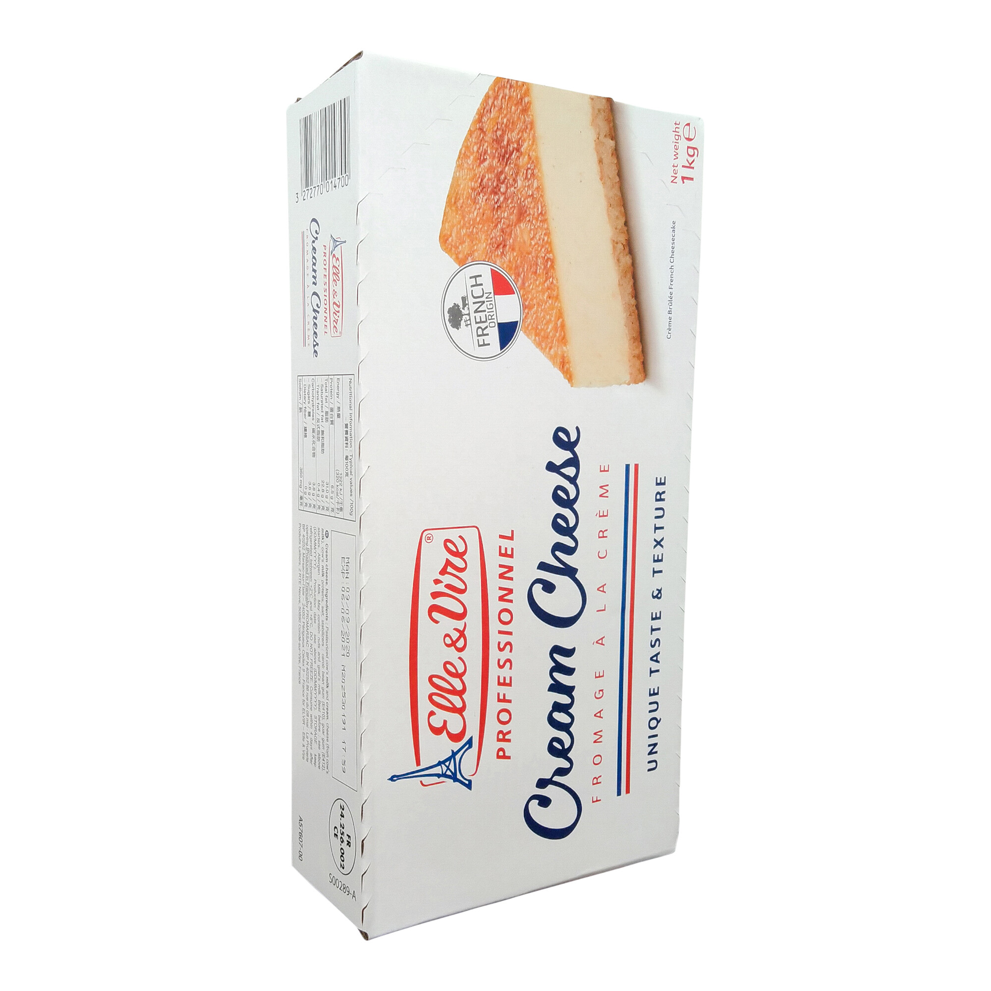 Elle & Vire Professionnel's French Cream Cheese: a unique taste and ...