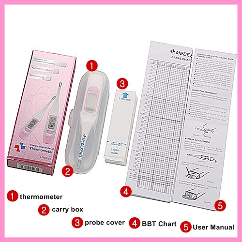 (READY STOCK) MEDEXPRO Digital Basal Thermometer 2 Digit Decimal High ...