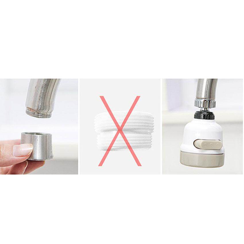 360 Rotating Movable Water Saving Tap Anti Splash Tap Faucet Sprayer ...