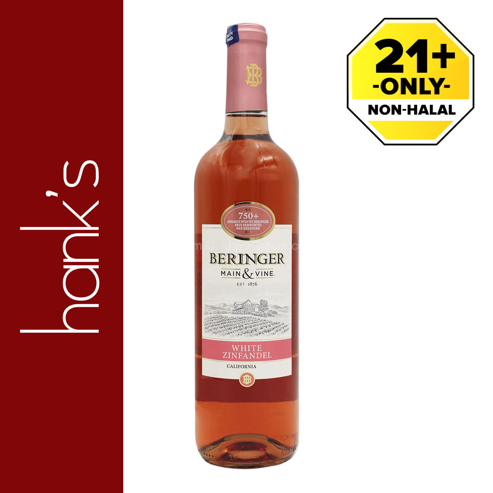 Beringer Classic White Zinfandel 750ml | Lazada