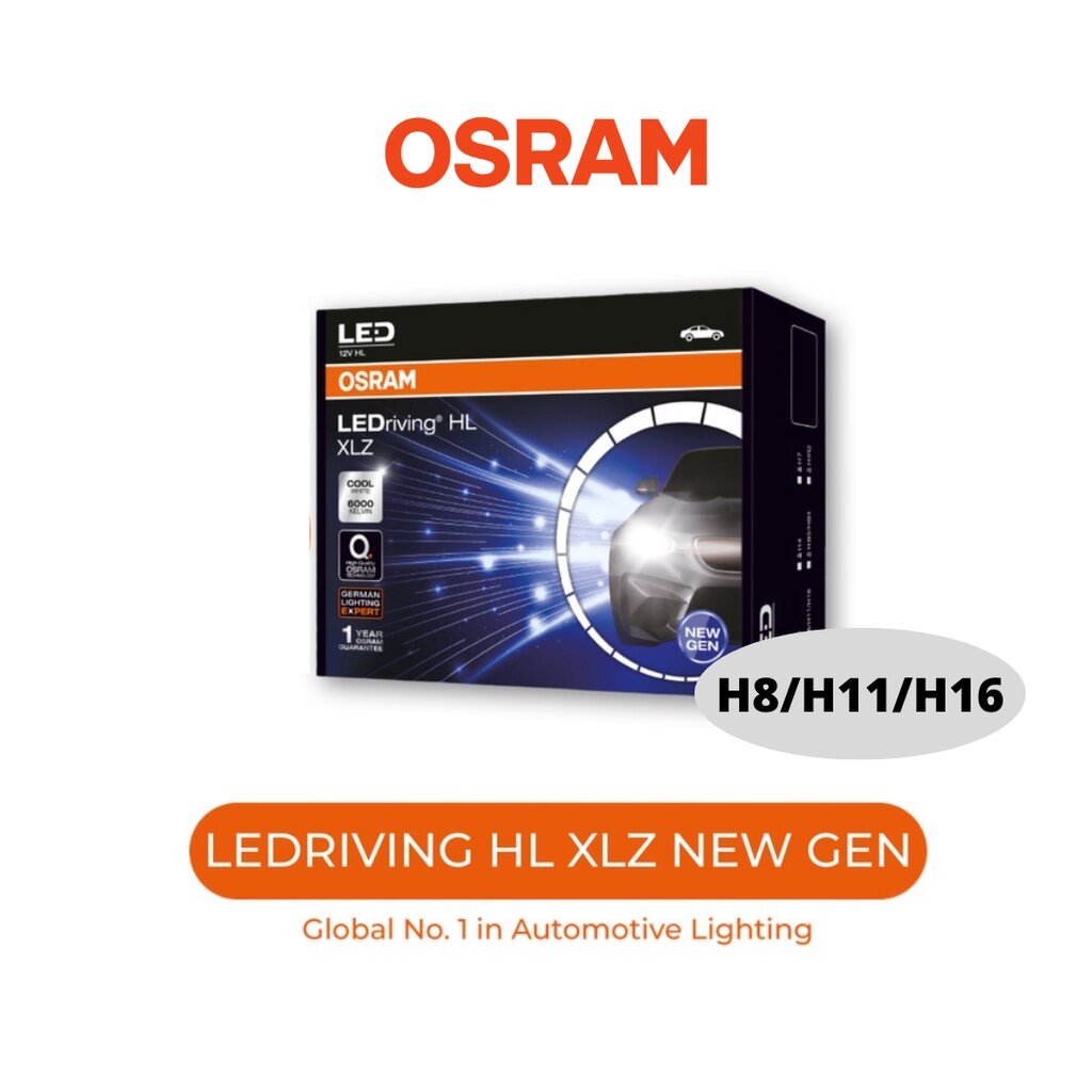 Original Osram Ledriving Hl Xlz New Gen Led Bulb Set 2 Bulbs H4 H7 H8