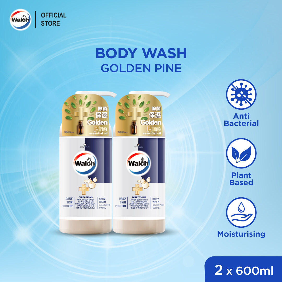 [TWIN PACK] WALCH Body Wash Golden Pine 600ml | Lazada
