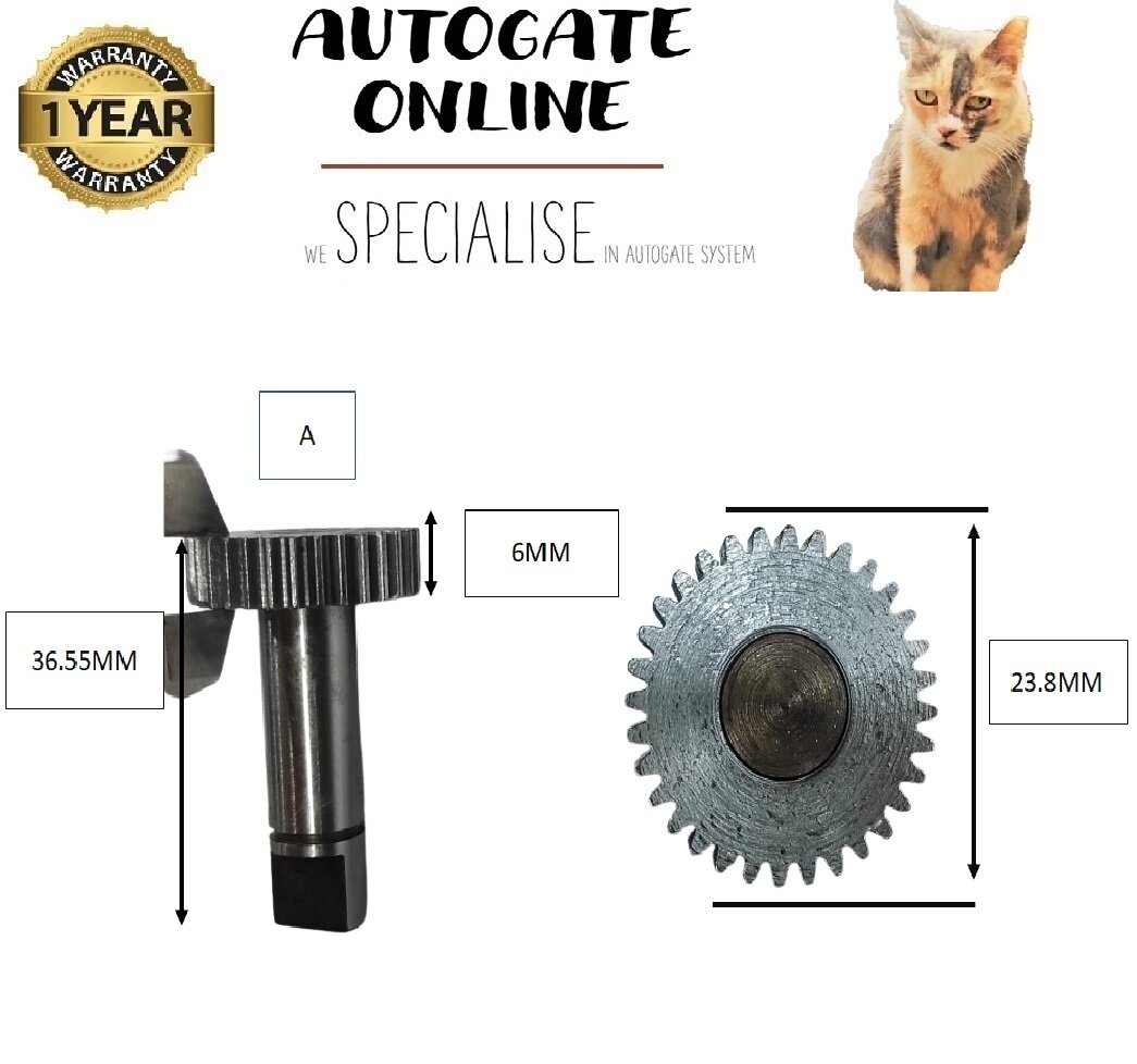 SPARE PART GEAR E8 SWING ARM MINI MOTOR AUTOGATE AUTO GATE SYSTEM ...