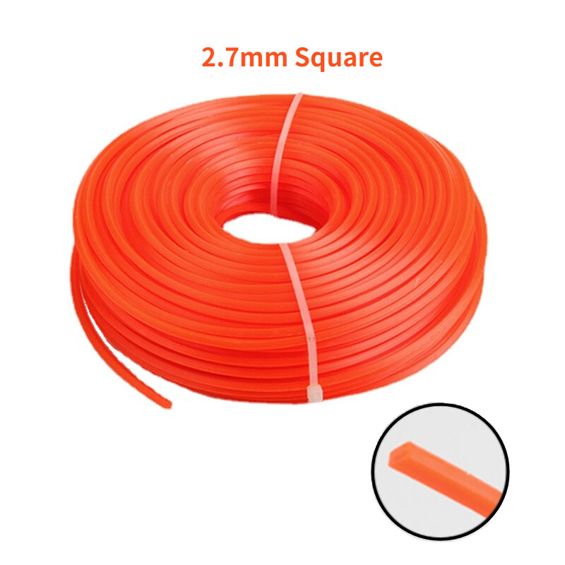 2.4mm/2.7mm/3mm 450g Nylon Trimmer Line Grass Cutter Rope Trimmer Roll Cord Wire String for ...