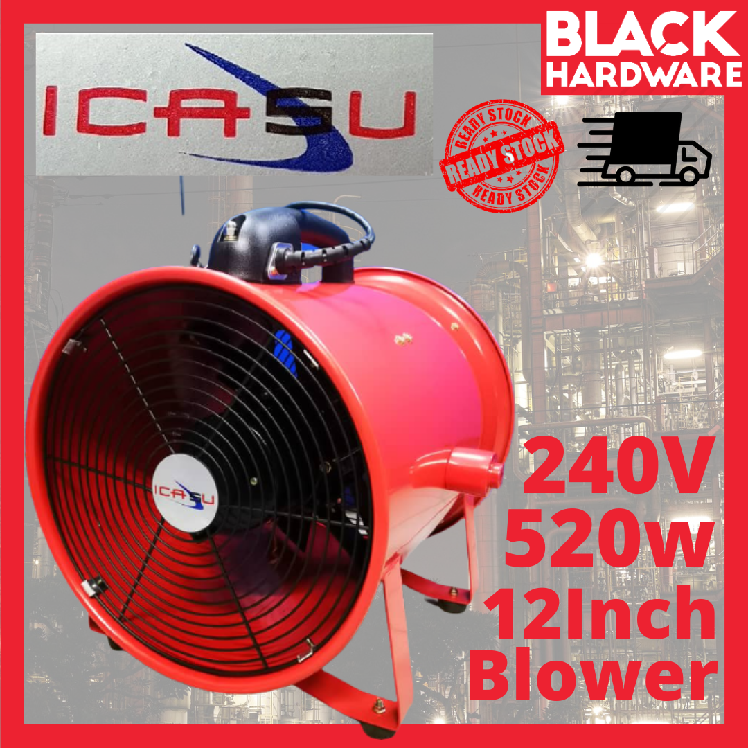 Black Hardware ICASU Adjustable Portable Ventilation Blower Suction ...