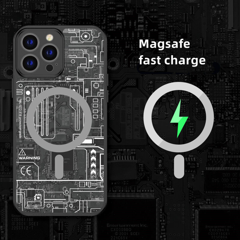 Youngkit Cover 12 13 Pro Max Case Trend Magsafe Magnetic Wireless ...