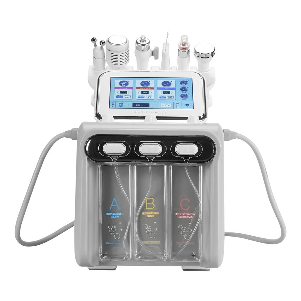 6 in1 H2-O2 Hydro Dermabrasion RF Bio-lifting Spa Facial Hydro Facial ...