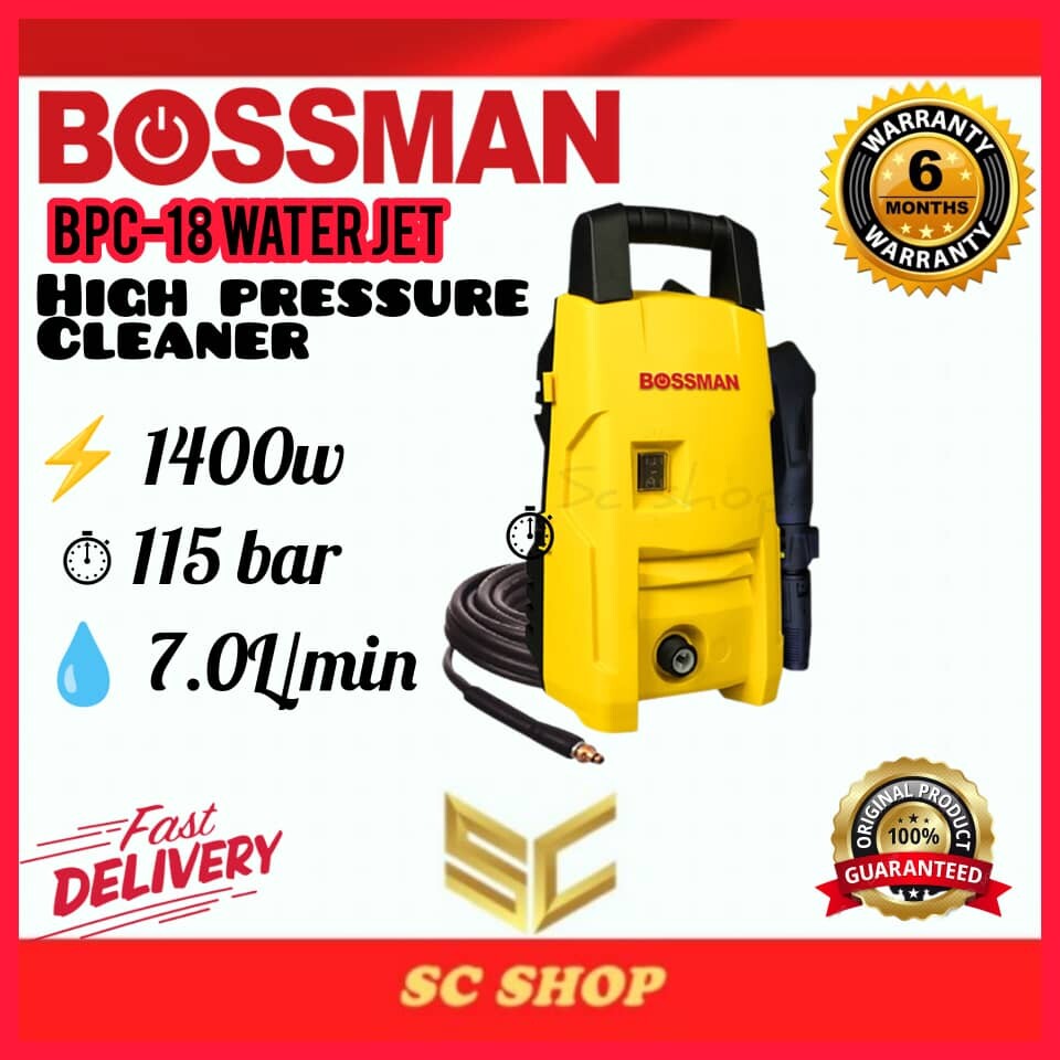 BOSSMAN BPC-18 Waterjet High Pressure Cleaner Water Jek Jack Sprayer ...