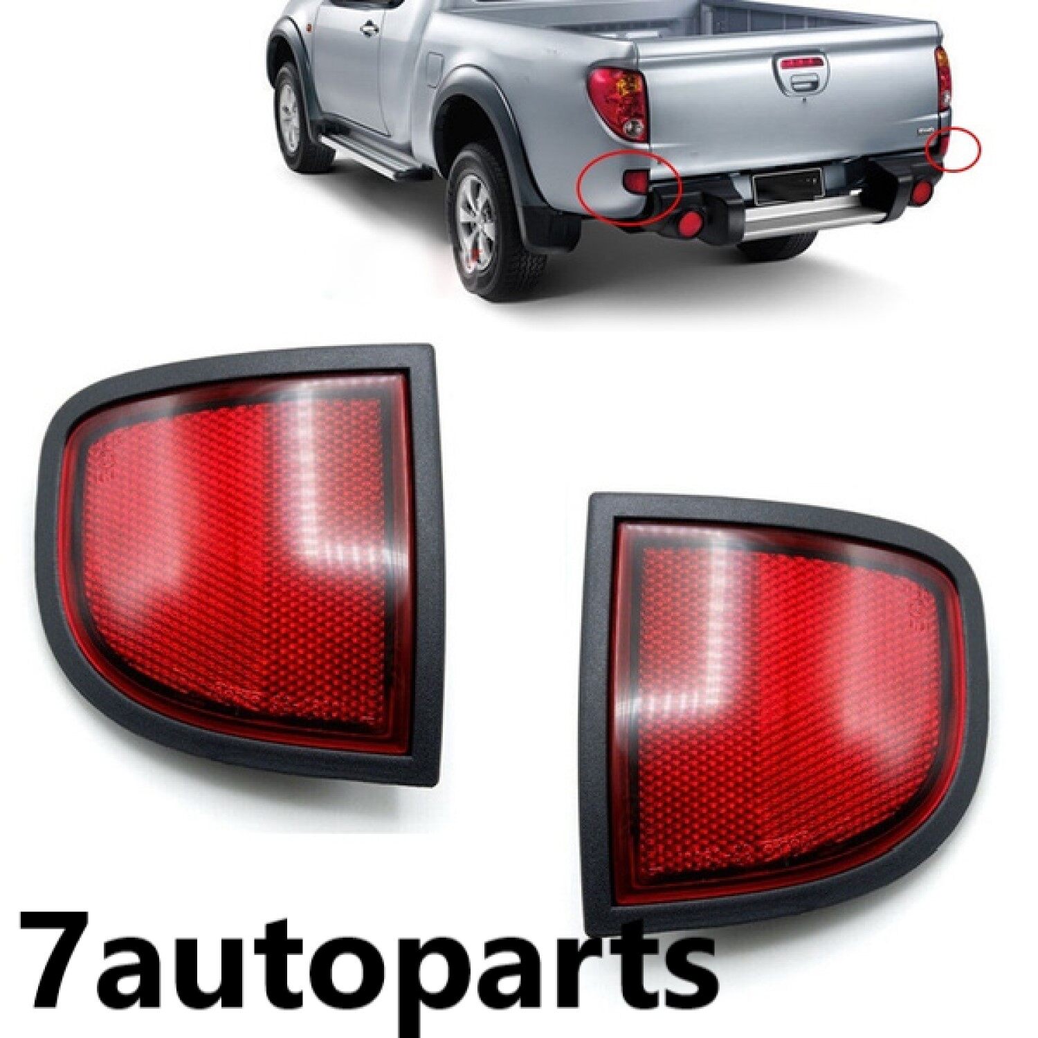 MITSUBISHI TRITON REAR RIGHT BUMPER REFLECTOR BELAKANG 100% NEW HIGH ...