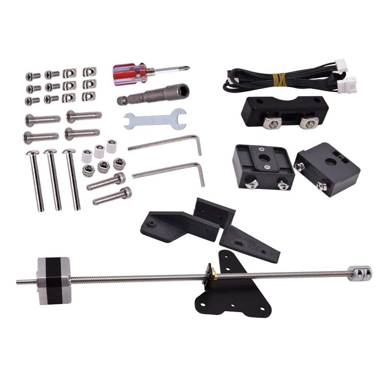 3D Printer Accessories Dual Z Axis Leading Screw Rod Upgrade Kit with ...