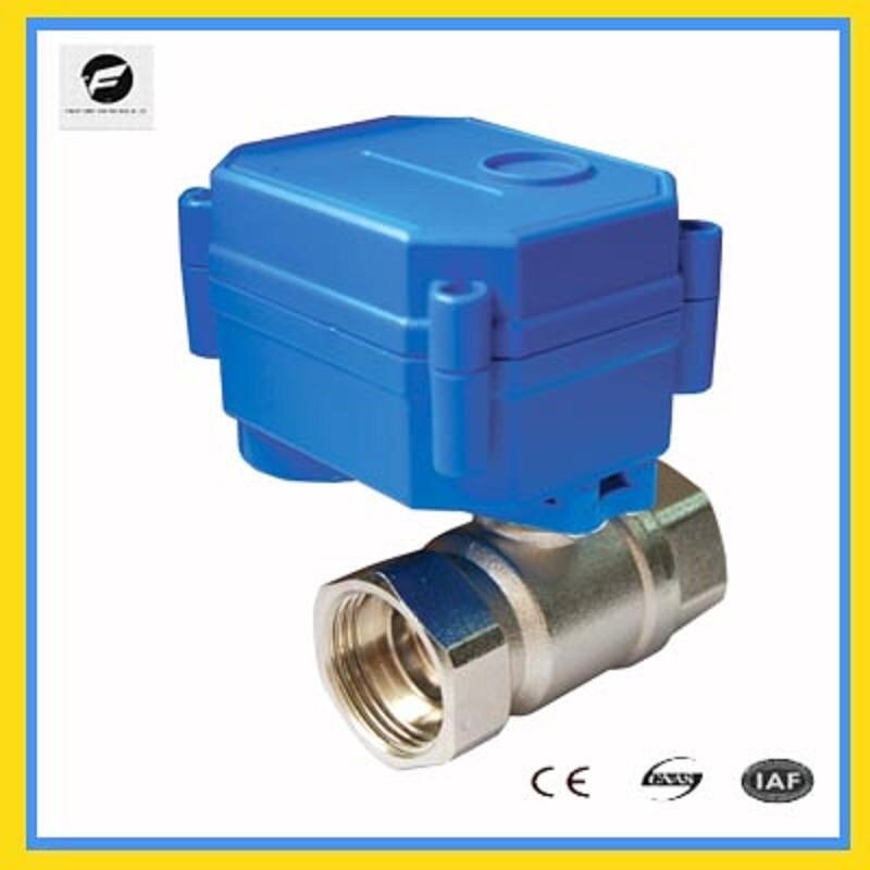 {SHUN FA} CWX-15 2-way motorized flow control ball valve stainless ...