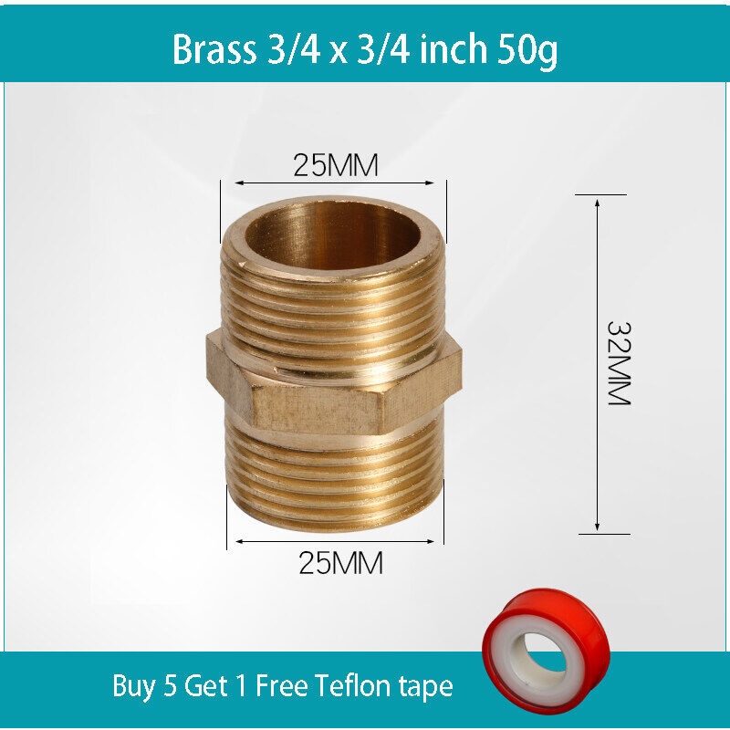 304 Stainless Steel Brass Hex Reducer Pipe Fitting 1/8 1/4 1/2 3/8 3/4 ...
