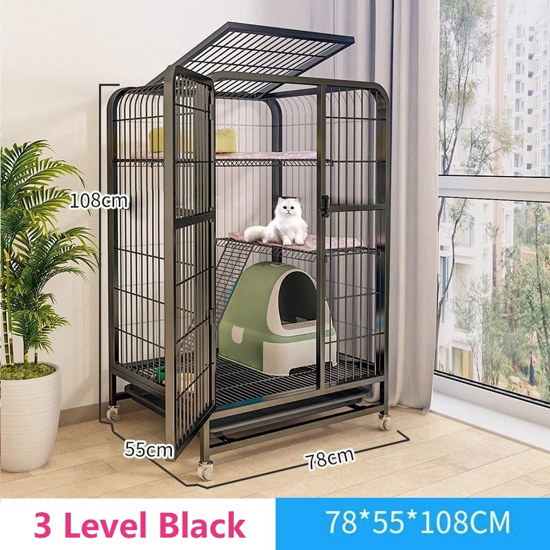 Cuttie Cat Cage 3 Level, Big Cat Cage, Large Cat Cage, 3Level Cat Cage, 2Level Cat Cage, Medium ...