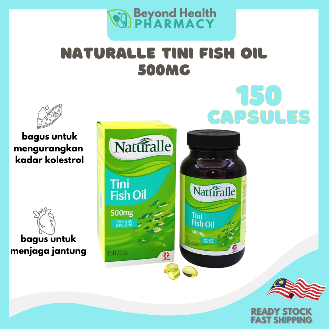 NATURALLE TINI FISH OIL 500MG (150'S) BOTTLE | Lazada