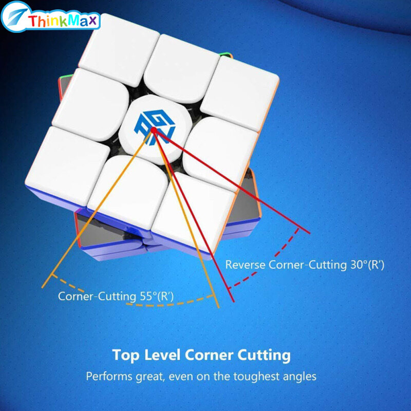 THINKMAX Magic Cube GAN 356M Smooth 3X3 Magnetic Cube Puzzle Toy - thinkmax - ThaiPick