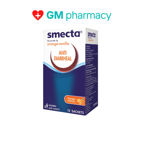 Smecta Anti Diarrheals 12 sachets Orange Vanila | Lazada