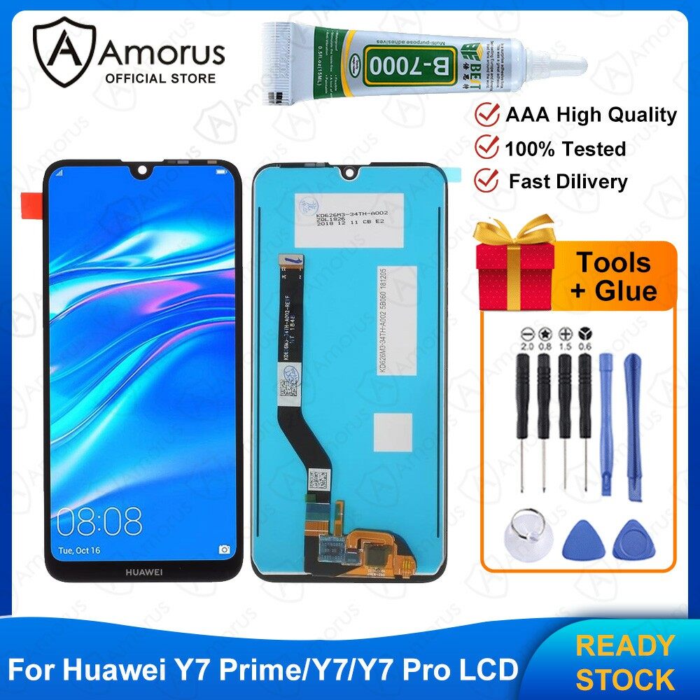 Amorus LCD สำหรับ Huawei Y7 Pro (2018) และสำหรับ Huawei Y7 Pro(2019 ...