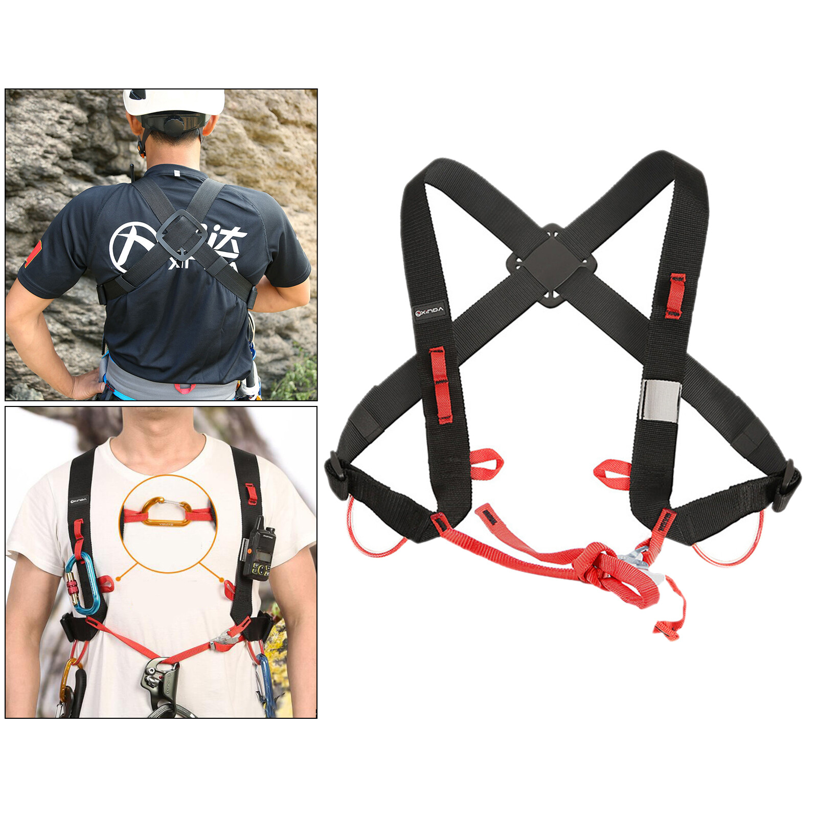 Flameer The Upper Body Climbing Harness All Top Chest Strap for Outdoor ...