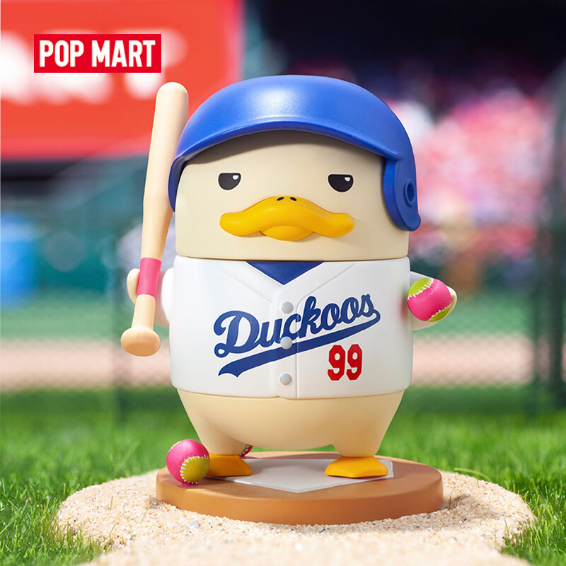 POPMART ตุ๊กตาฟิกเกอร์ DUCKOO กล่องสุ่มตุ๊กตาซีรี่ย์ การแข่งขันฟุตบอล ...