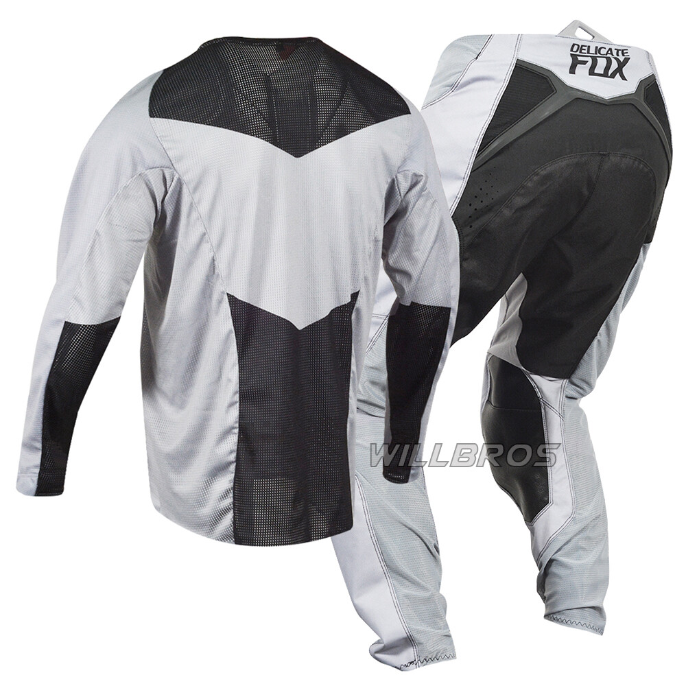 ที่ละเอียดอ่อน Fox MX 360 Kila Racing สีเทากางเกงขายาวเสื้อรถจักรยาน ...
