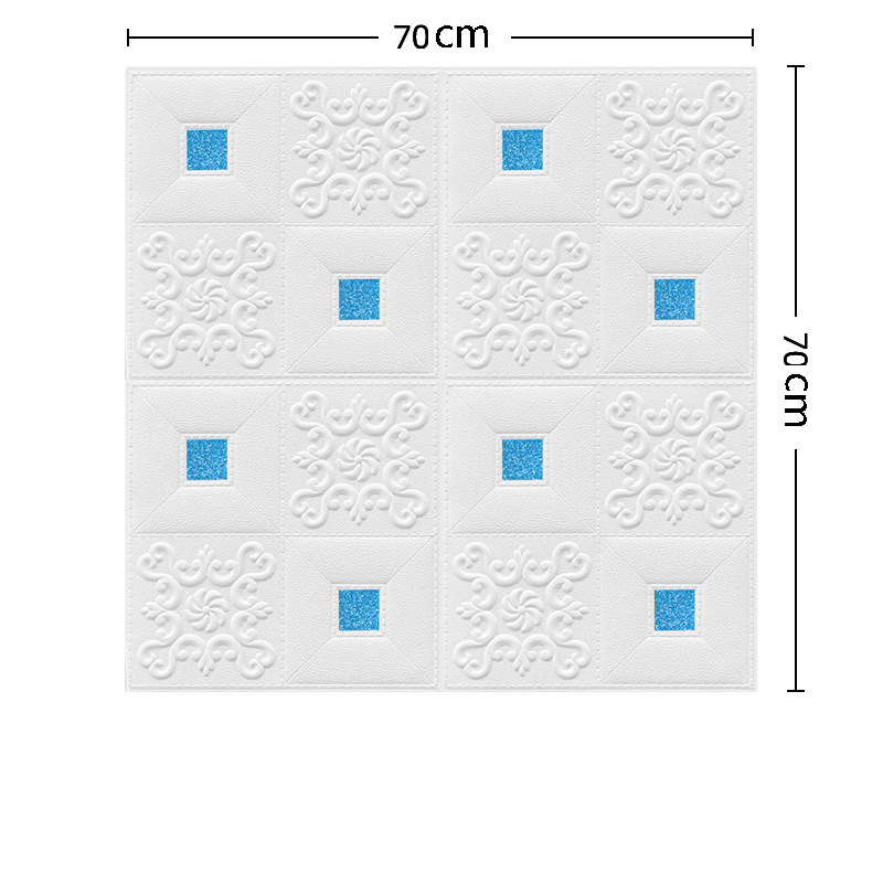 3D foam wall stickers 70x70cm self-adhesive ceiling stickers self-glue ...