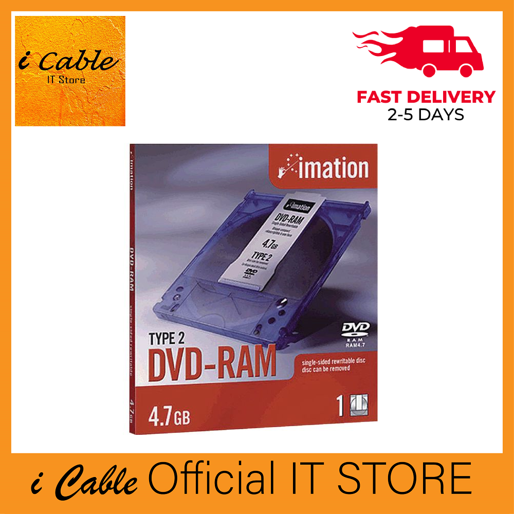 (Ready Stock) i Cable DVD-RAM Imation DVD-RAM 4.7GB Type2 x (1unit ...