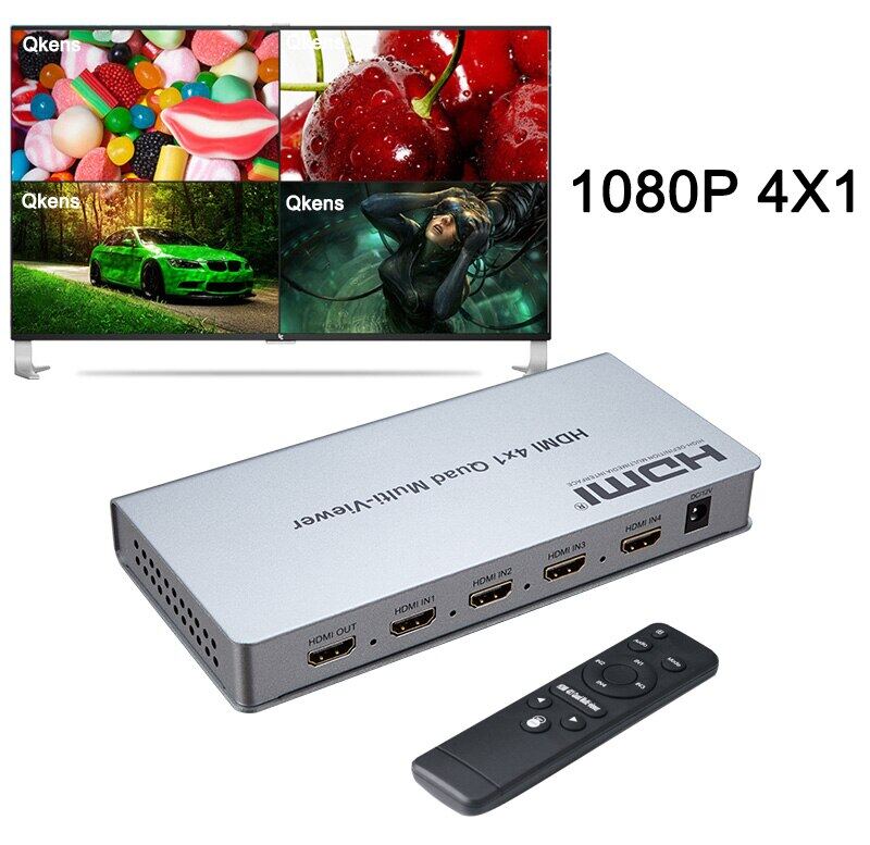 4K 8x1 HDMI Multi-viewer Seamless Switch 8 Channel Video Multiplexer ...