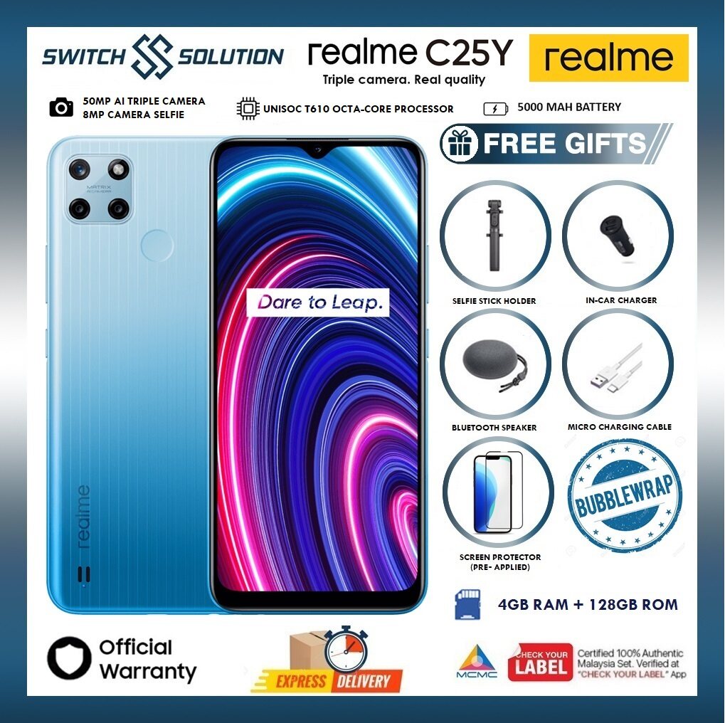realme C25Y Price in Malaysia & Specs - RM548 | TechNave