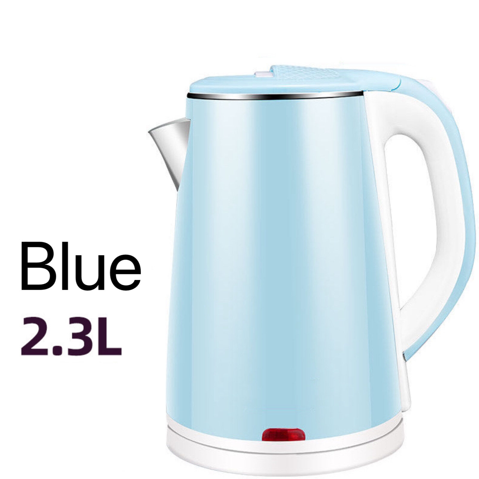 Electric Jug Kettle 2L Stainless Steel 2.3L Colour Anti-dry Protection Kitchen Kettle Water Pot ...