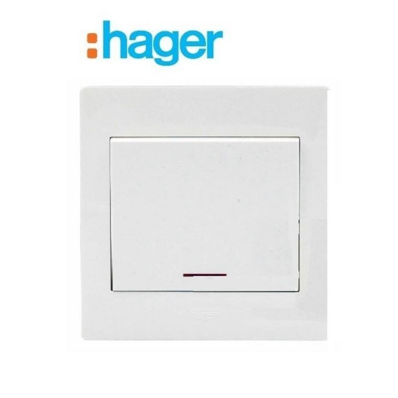 HAGER MUSE 20A WATER HEATER Switch / AIR COND 20AX Double Pole Switches ...