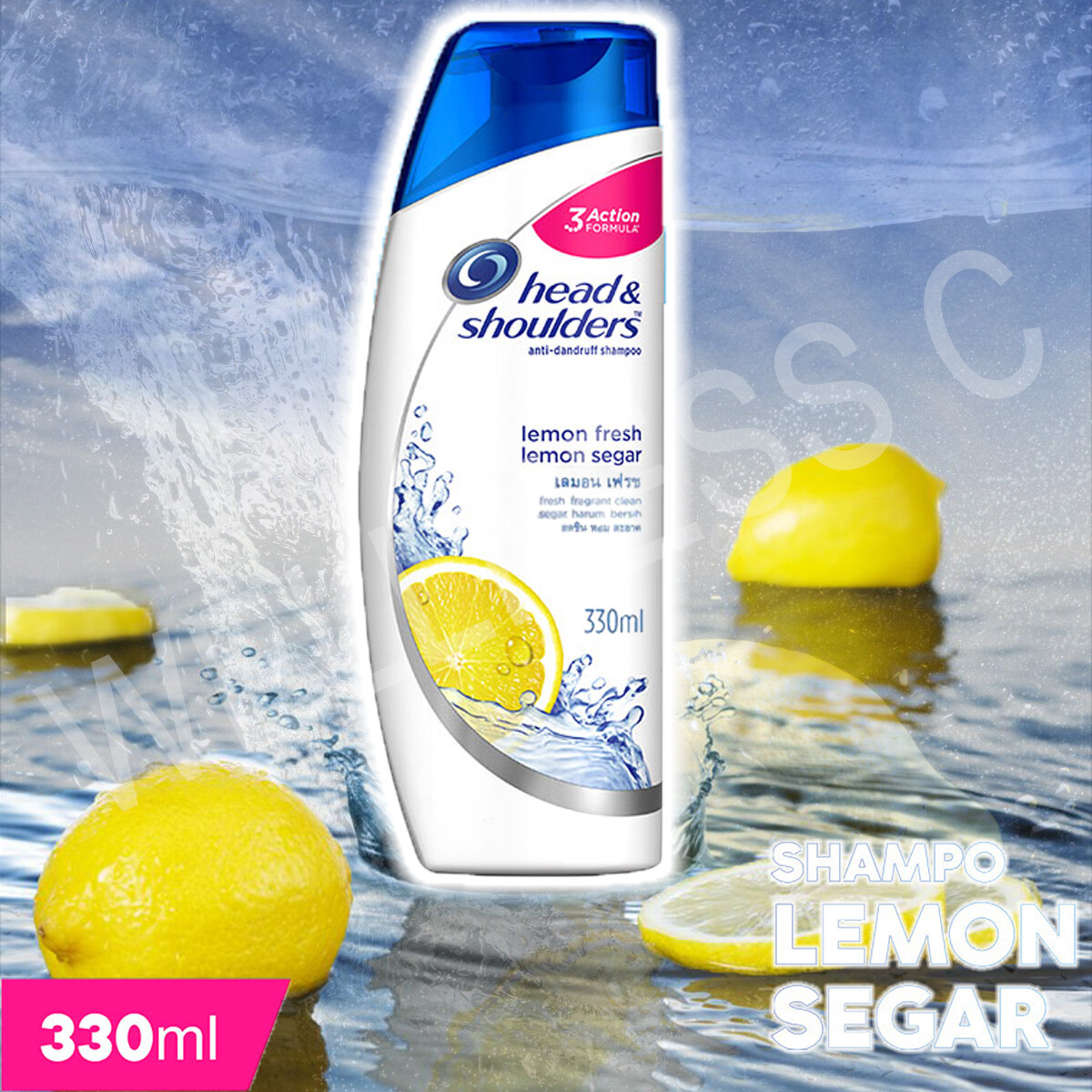 Head And Shoulders Shampoo Anti-Dandruff Hair Syampu Ultra Cool Menthol ...