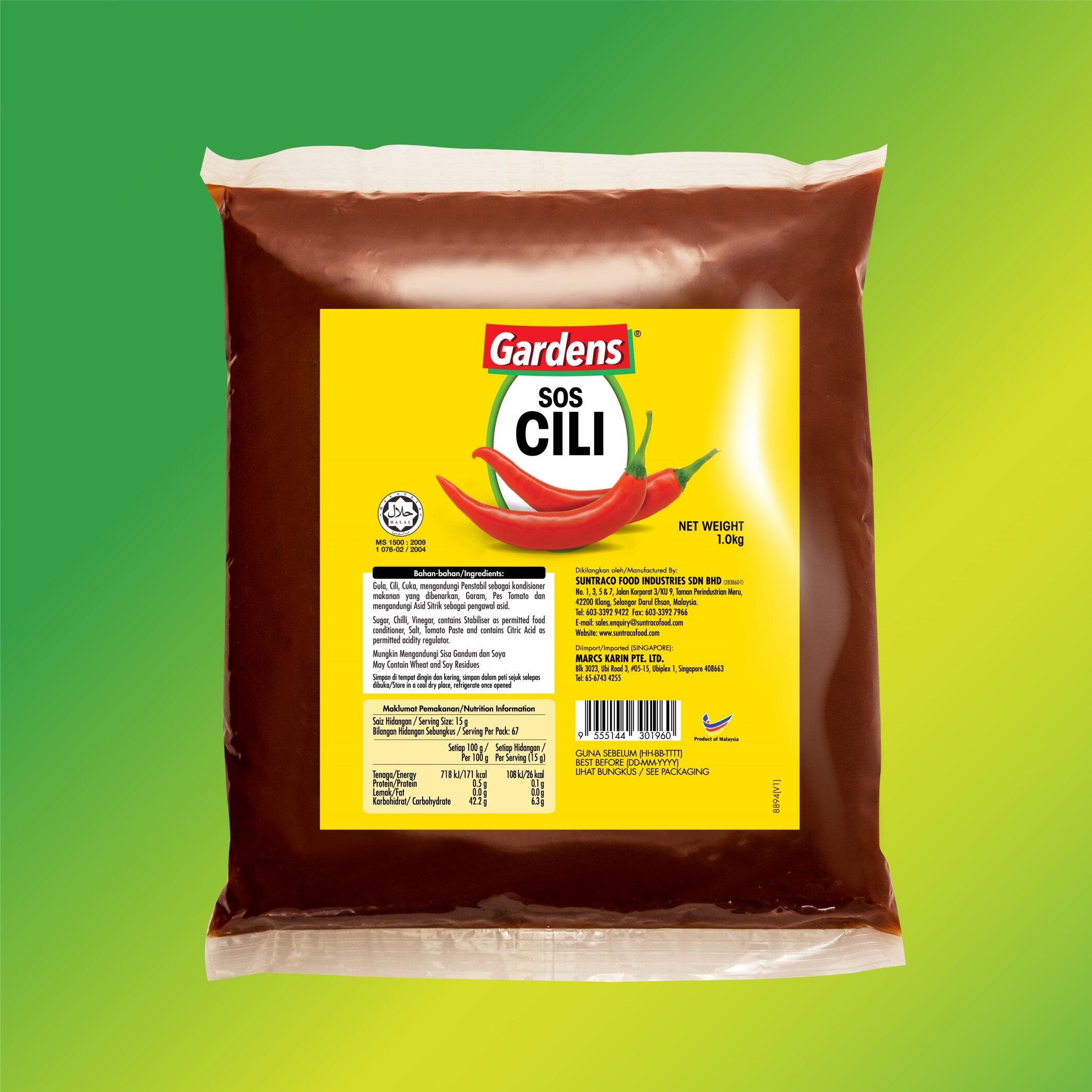 Gardens Chilli Sauce 1KG | Lazada