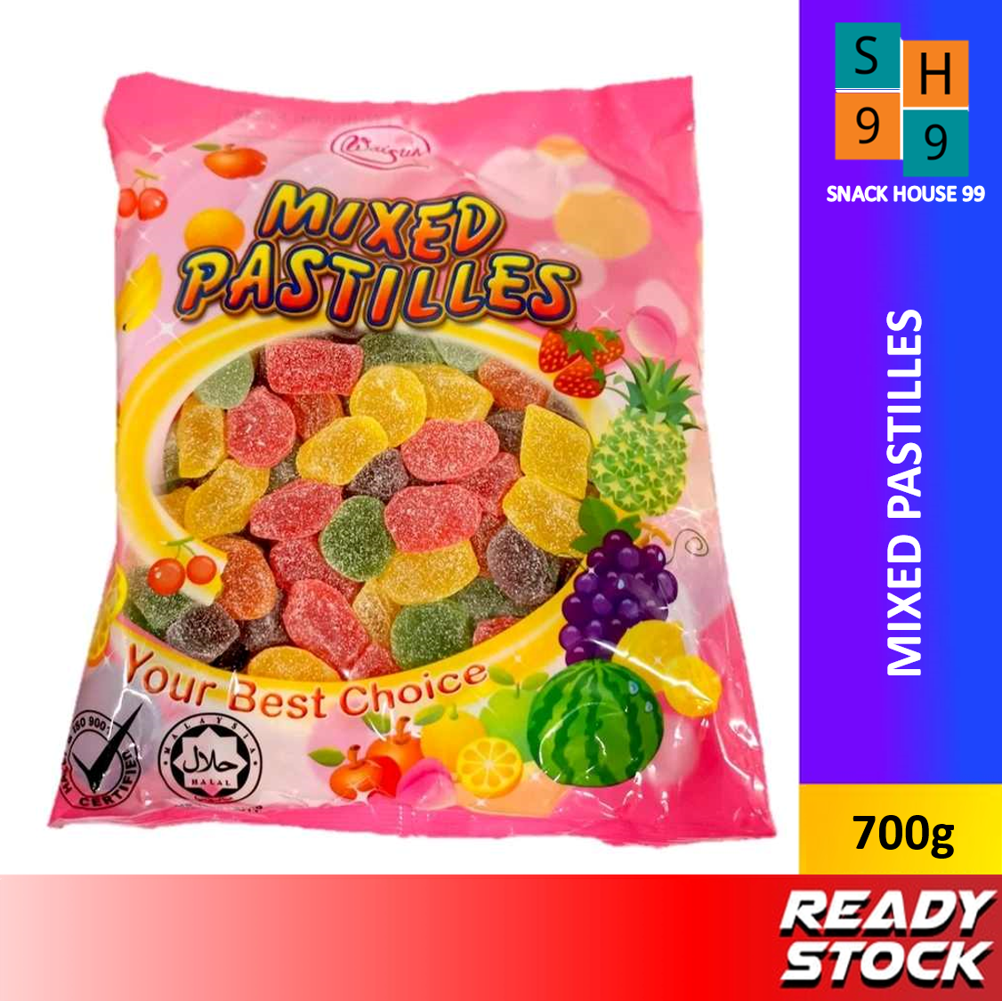 【700g】Mixed Fruit Pastilles 水果软糖【SnackHouse99】 | Lazada