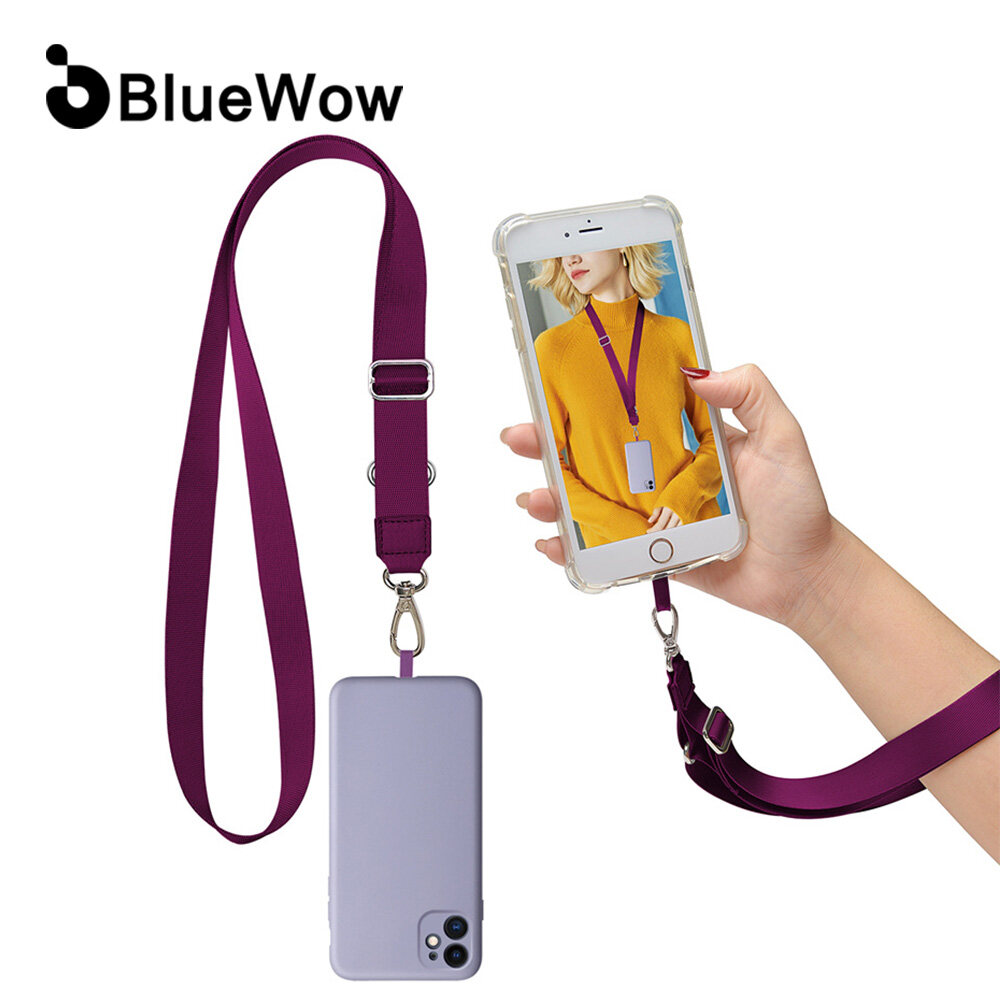 BlueWow 1.5M Adjustable Phone Universal Rope Hanging Cord Soft Rope ...