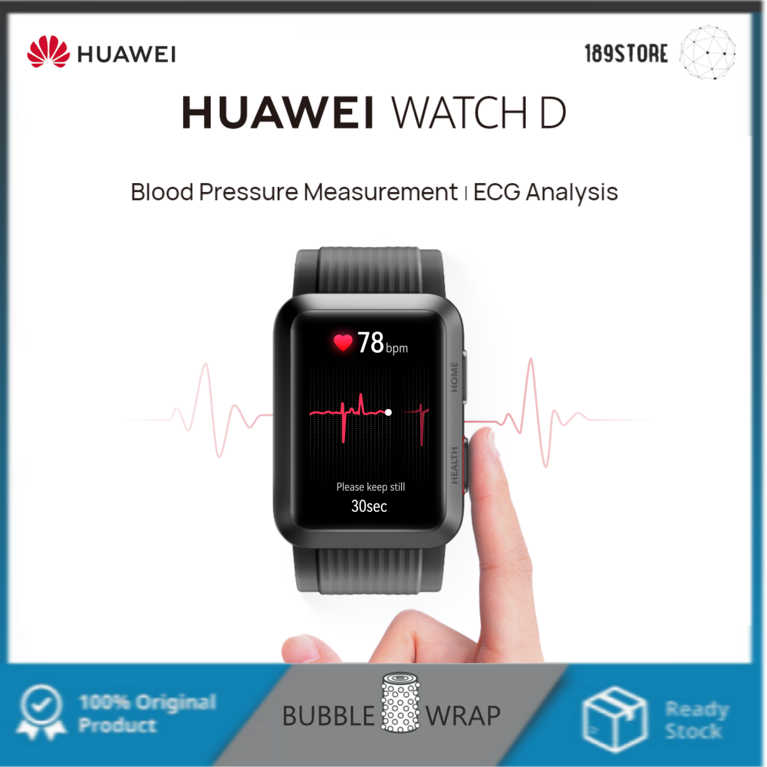 HUAWEI WATCH D Smartwatch | Blood Pressure Measurement | ECG Analysis ...