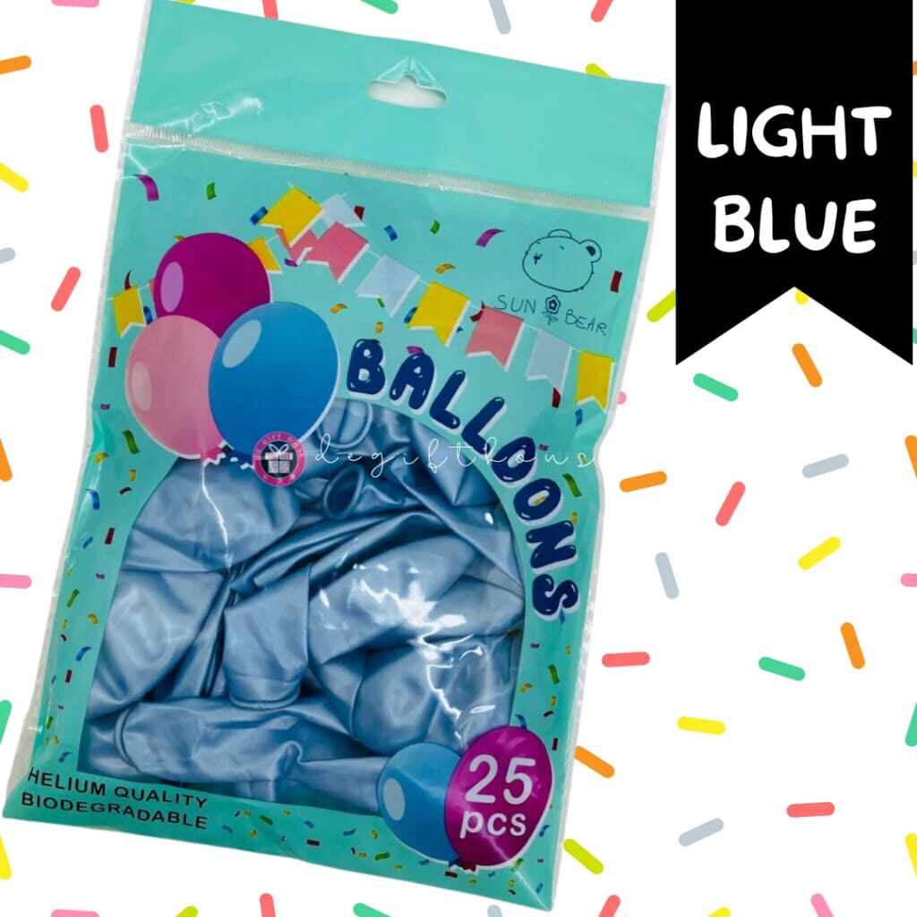 25 Pcs Belon 10 Inch Metallic Latex Balloons Birthday Party Anniversary ...