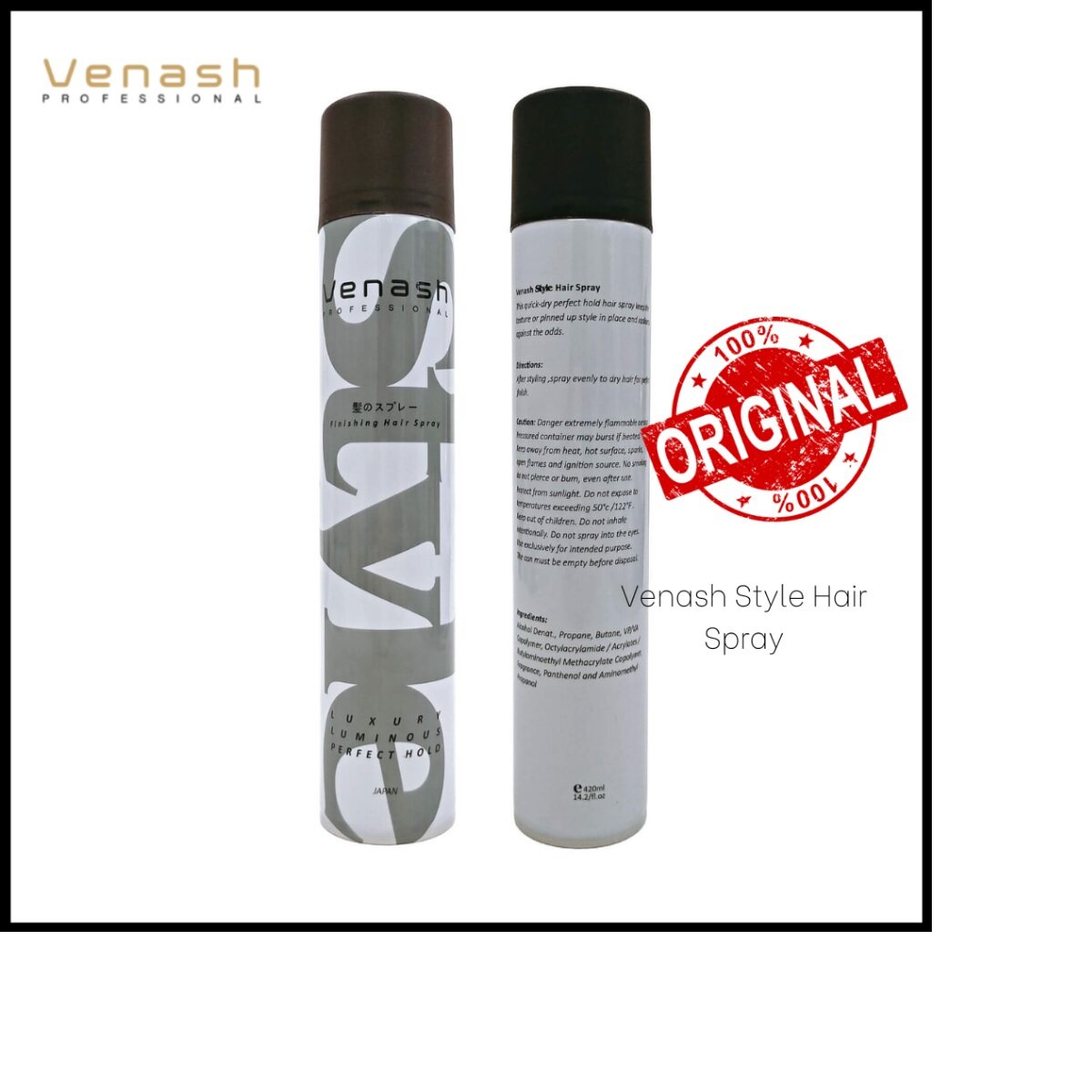 VENASH – FINISHING HAIR SPRAY 420ML | Lazada