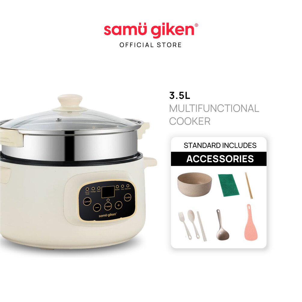 Samu Giken Smart & Multifunction Electric Digital Cooker Pot Non-Stick ...