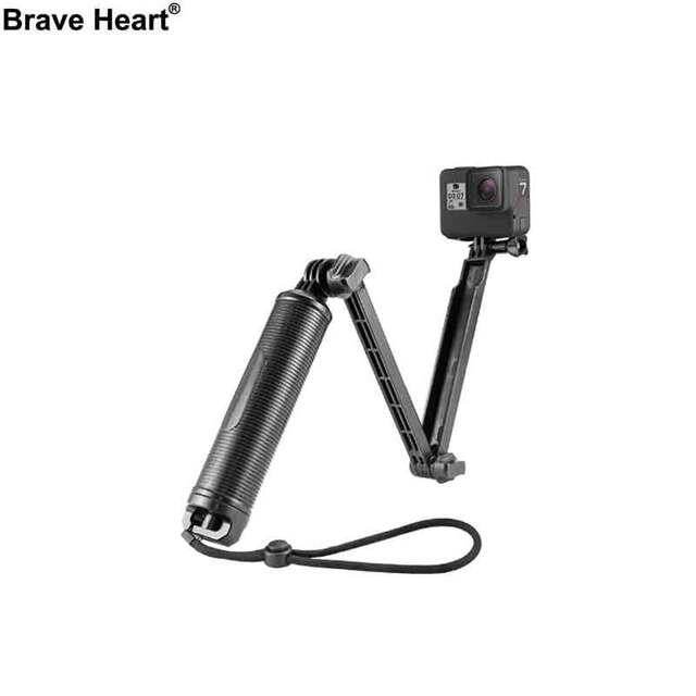 【New】ไม้เซลฟี่กันน้ำ Floating Hand Grip 3 Way Grip Arm Monopod Pole ...