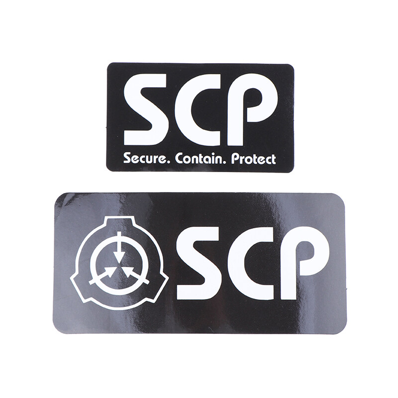 TEHE 5Pcs SCP Foundation ไวนิลสติกเกอร์กันน้ำสำหรับแล็ปท็อปกีต้าร์สเก็ต ...