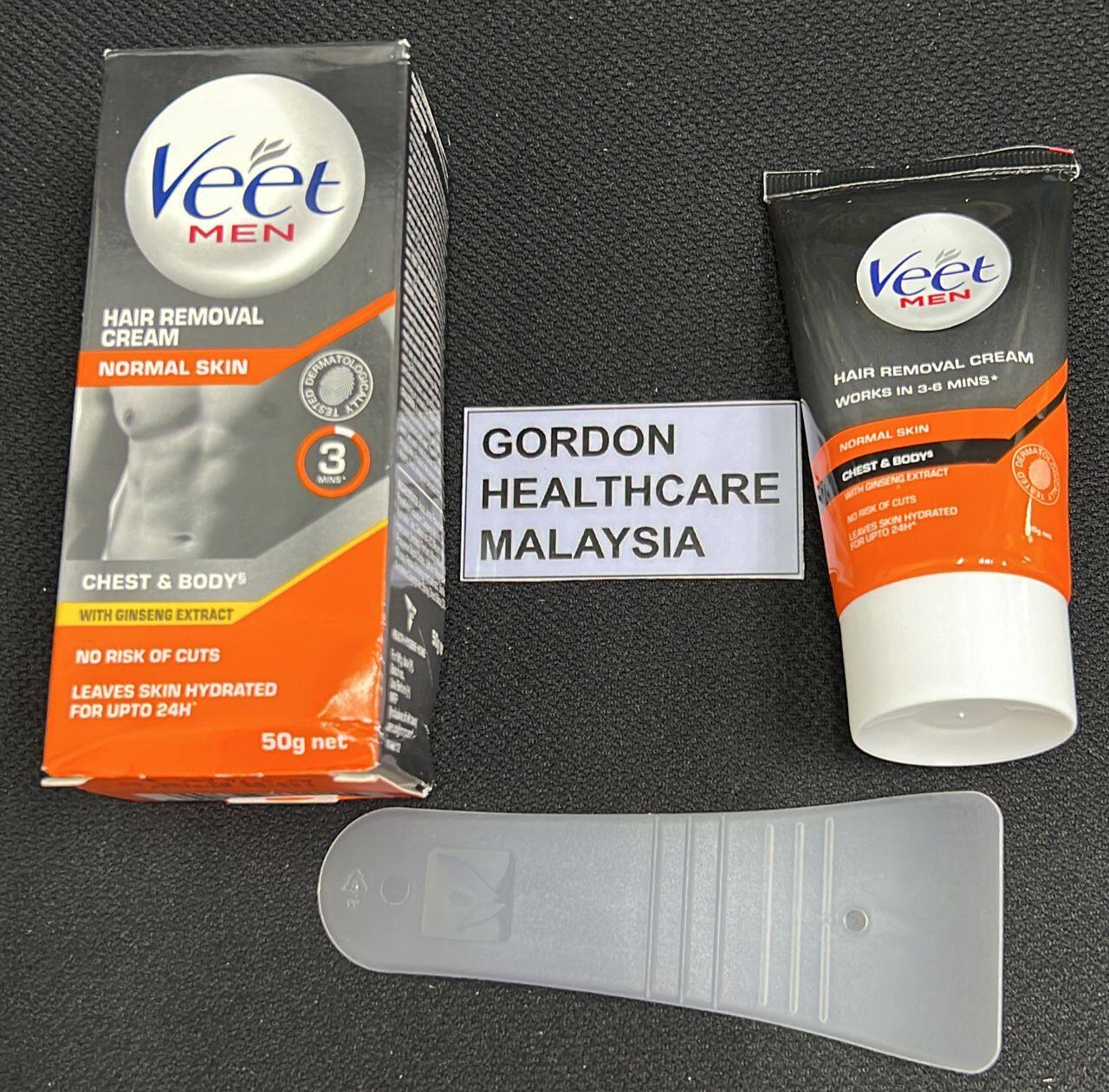 VEET for Men Hair Removal Cream SENSITIVE NORMAL veets krim legs leg body Penyingkiran Bulu ...