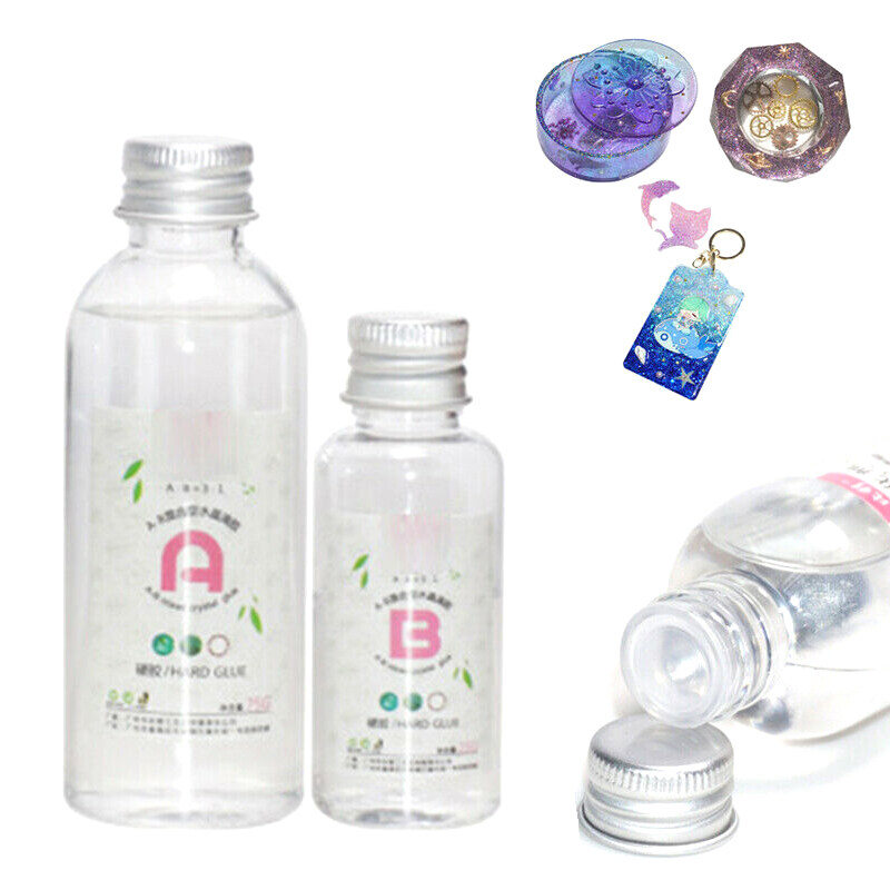 2.5:1 Volume Crystal Glue Tool Transparent No Whitening Epoxy 100G ...