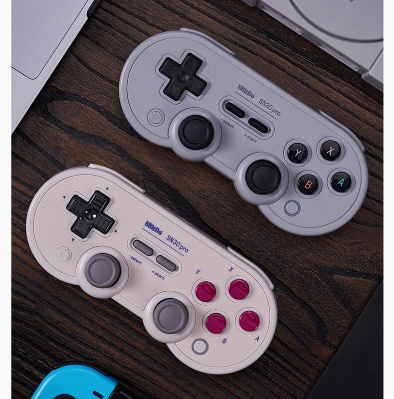 8BitDo SF30 Pro SN30 Pro ไร้สายจอยเกมส์บลูทูธคอนโทรลเลอร์จอยสติ๊กสำหรับ ...