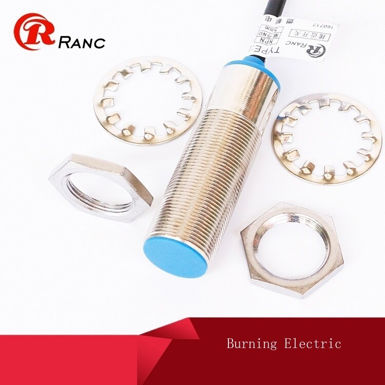 Lizhao M18 Analog Proximity Switch Linear Displacement Sensor เอาต์พุต0-10V 4-20mA ระยะทาง8มม. ...