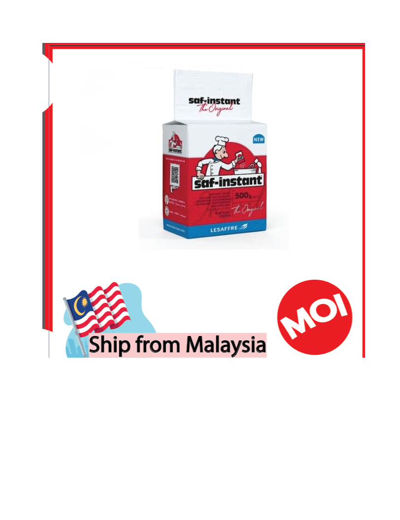 Lesaffre Saf-Instant Red Instant Dry Yeast Yis Segera 干酵母 500g | Lazada