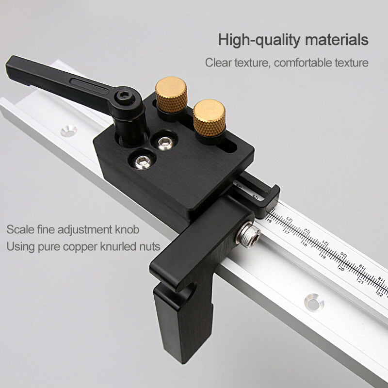 45 Chute 300-600mm T-Track with Scale Alloy T-tracks Slot Miter ...