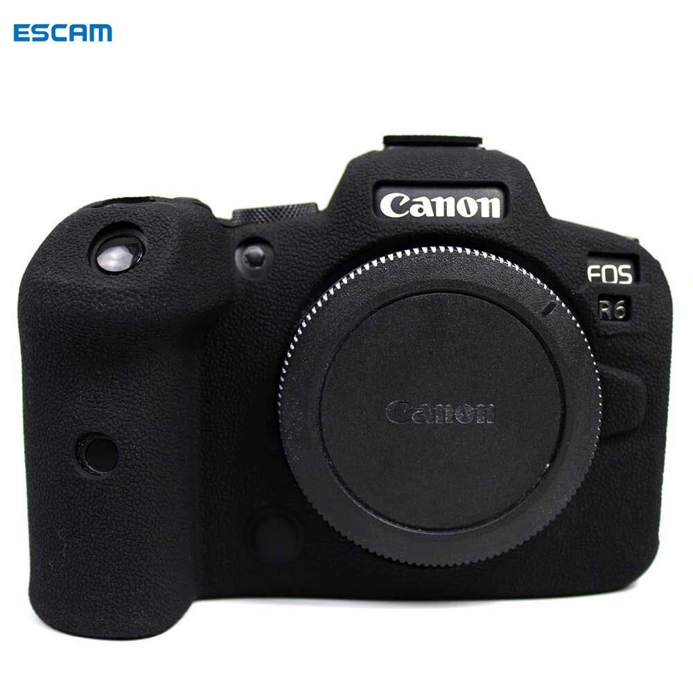 ESCAM กระเป๋ากล้อง Canon Case นุ่มเคสซิลิโคนสำหรับ Canon EOS R6กล้อง ...